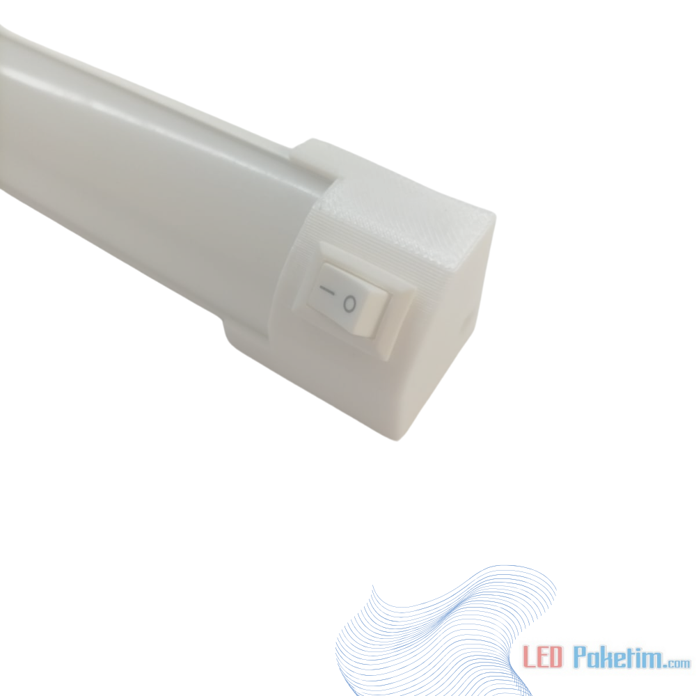 LP-4545 Beyaz Boyalı 45 Derece Köşe Lineer Led Bar Kasa